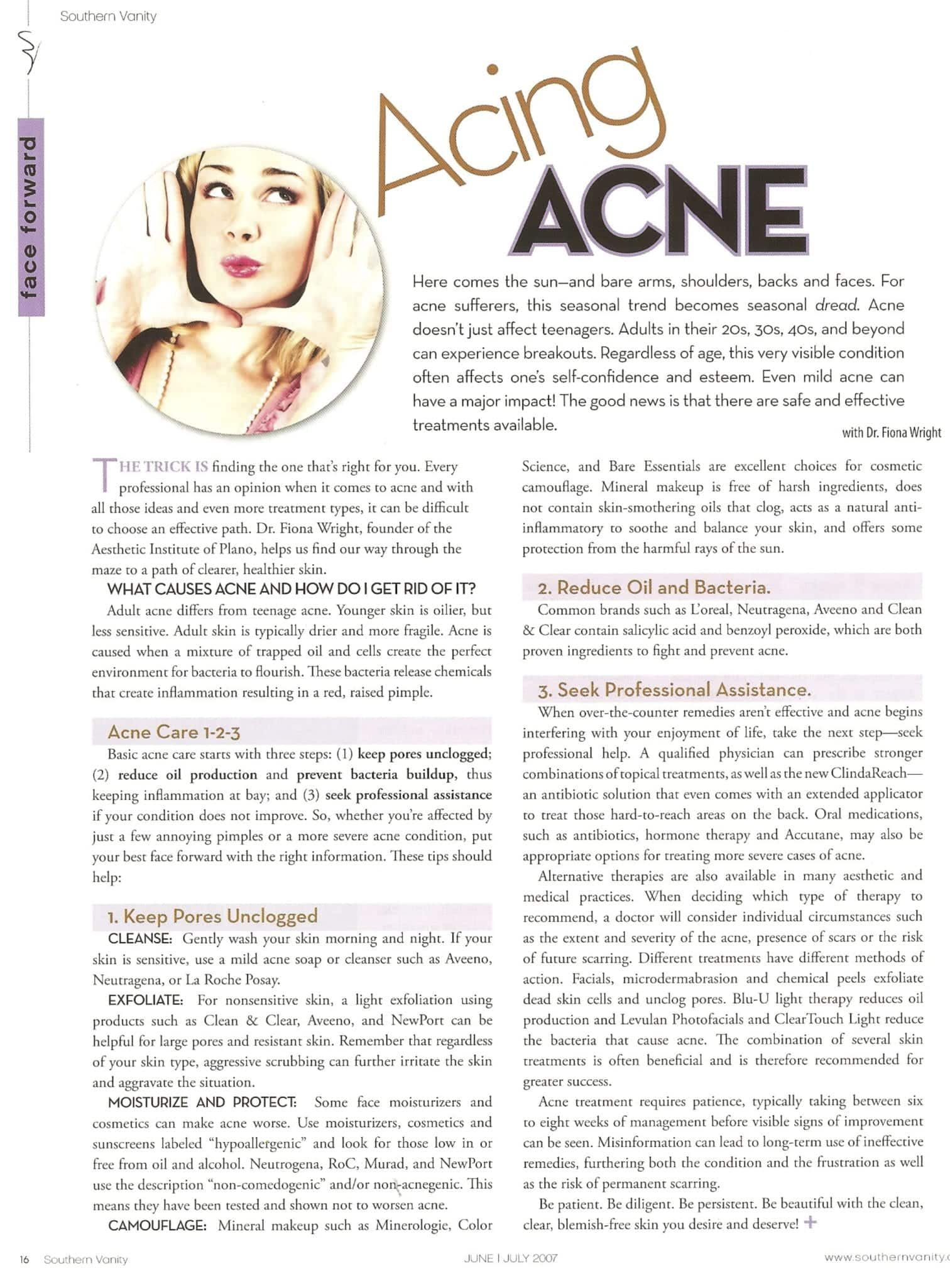 In the Media - Cosmetic Skin Care Specialist Plano, TX